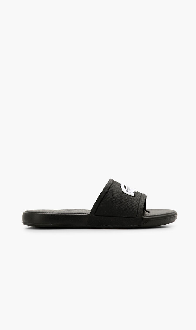 Buy LACOSTE Signature Logo Slides for AED 75.00 | The Deal Outlet